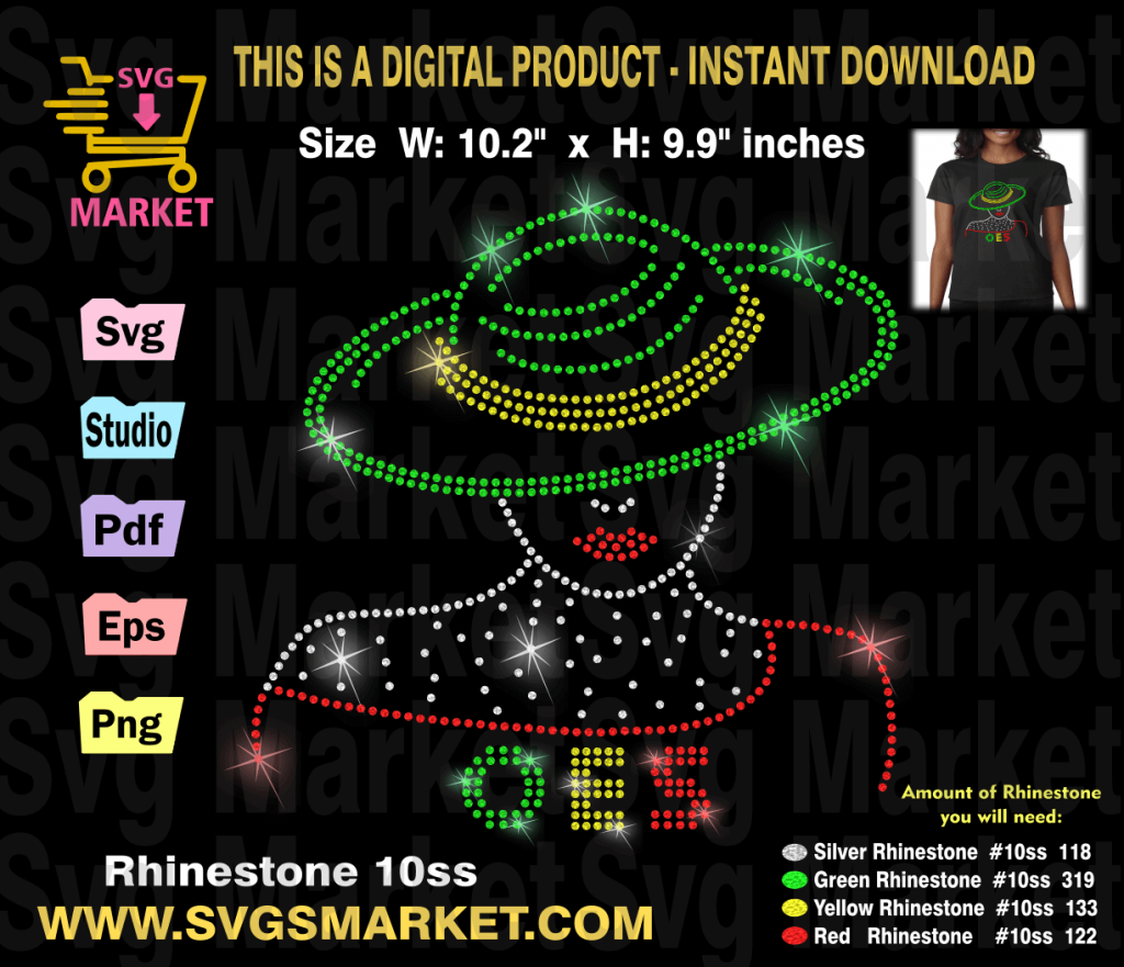 Rhinestone Template SVG Archives - Instant download Svg cut files