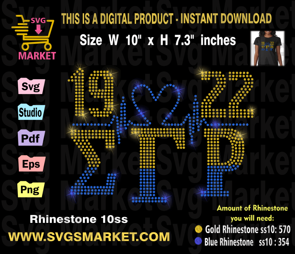 Rhinestone Template SVG Archives - Instant download Svg cut files