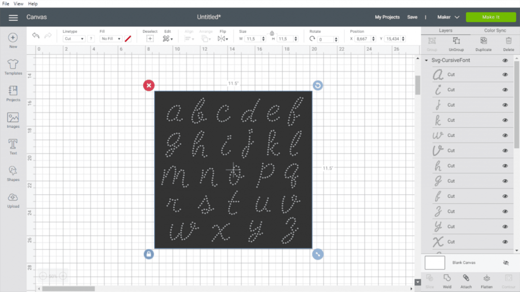 Cursive font rhinestone template svg Instant Download - Instant ...